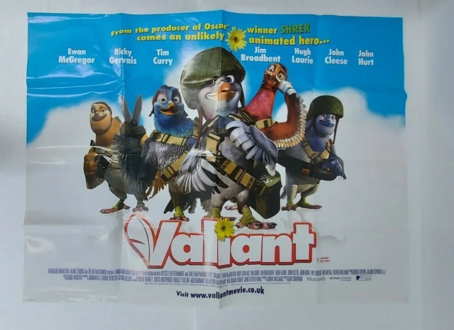 VALIANT (2005) ORIGINAL Cinema Quad Movie Poster - Ewan McGregor, John ...
