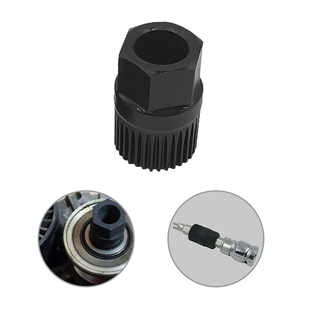 32 SPLINE ALTERNATOR Clutch Free Wheel Pulley Removal Tool Kit FIT VW ...