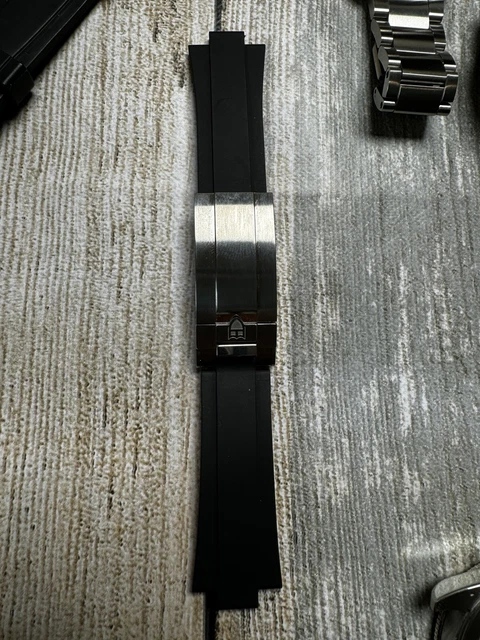 GENUINE TUDOR BLACK Bay 54 Rubber Strap + Steel Clasp £450.00 - PicClick UK