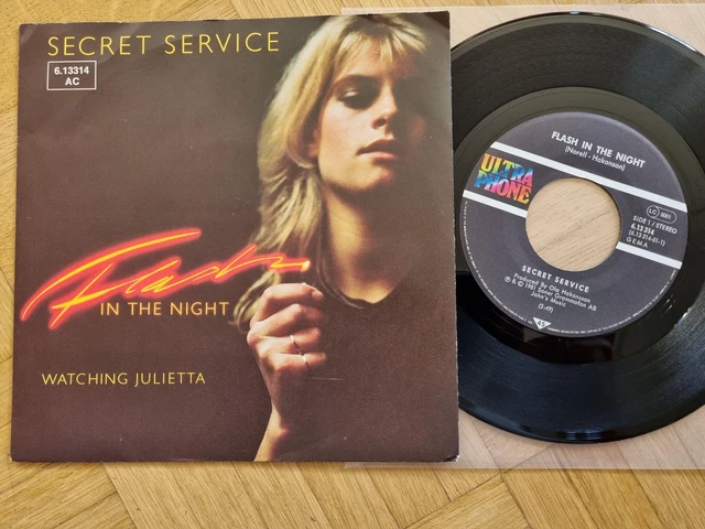 SECRET SERVICE - Flash in the night 7'' Vinyl Germany PROMO COVER EUR ...