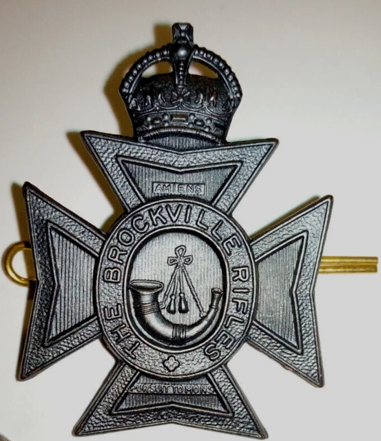 CANADIAN ARMED FORCES The Brockville Rifles Cap Badge $24.00 - PicClick CA