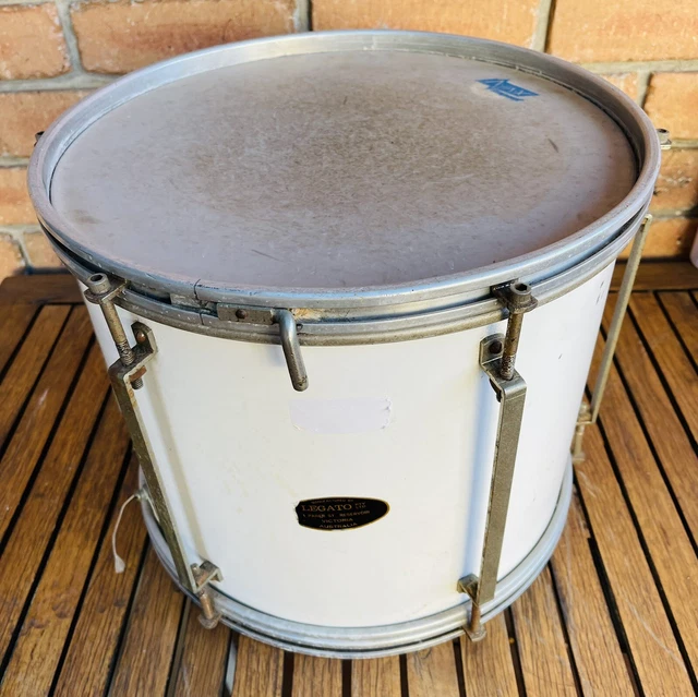 VINTAGE LEGATO MARCHING Snare Drum in functional order $75.00 - PicClick AU