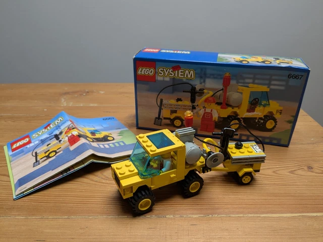 LEGO SYSTEM 6667 Pothole Patcher (Town 1993) complete with box ...