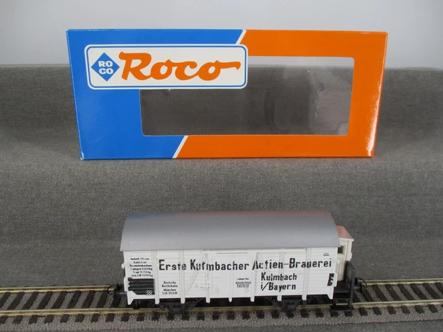 ROCO SPUR H0 46015 Gedeckter Güterwagen Bierwagen der DB in OVP EUR 10 ...
