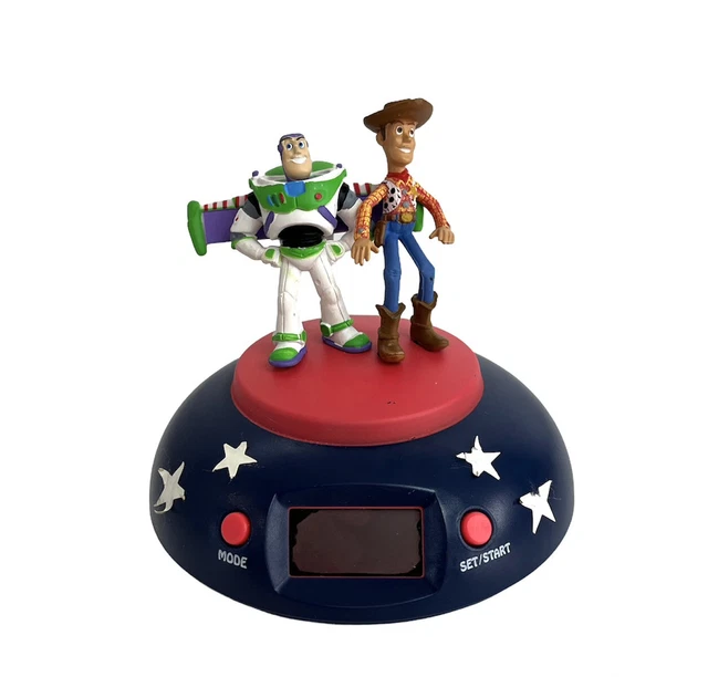 VINTAGE DISNEY PIXAR Toy Story Alarm clock FAB Starpoint RARE $24.50 ...