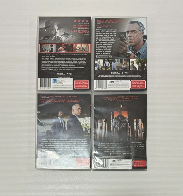 BOSCH COMPLETE SEASONS 1 2 3 4 DVD Set Region 4 $49.99 - PicClick AU