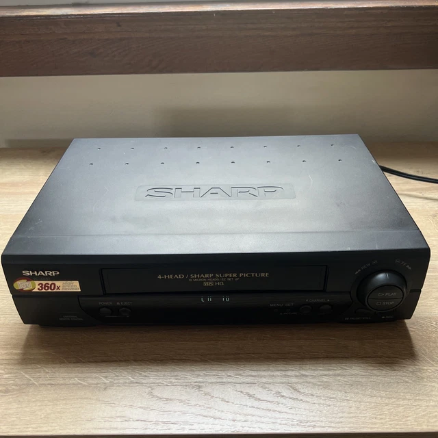 VTG VCR SHARP VC-A582 VHS 4 Head Hi Fi Tested & Working $45.00 - PicClick