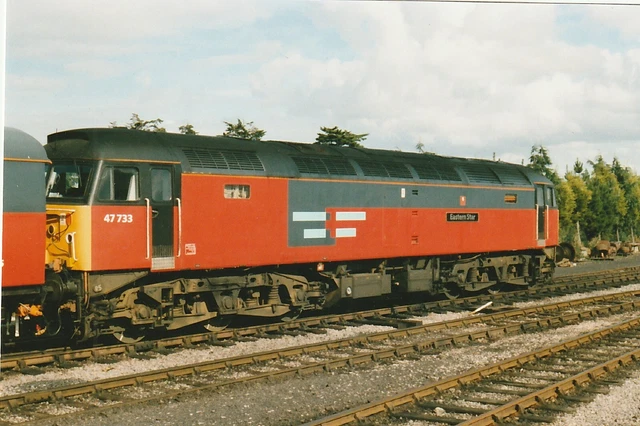 BRITISH RAIL CLASS 47 Diesel Locomotive Photograph no 47733 ref 319/01 ...