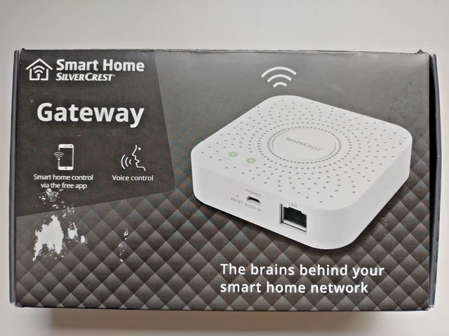 LIDL SILVERCREST SMART Home Gateway, SmartLife, Tuya, Lidl Home, Zigbee ...