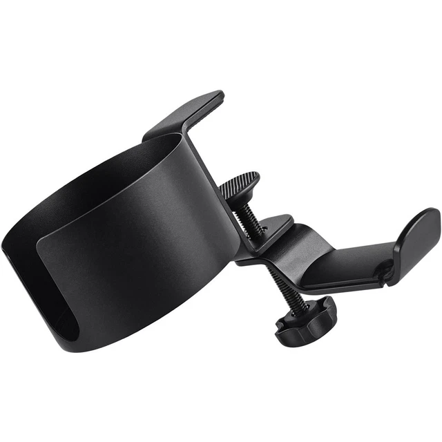 DESK HEADPHONE HANGER Tableside Cup Holder Rotatable Stand Earphone $33 ...