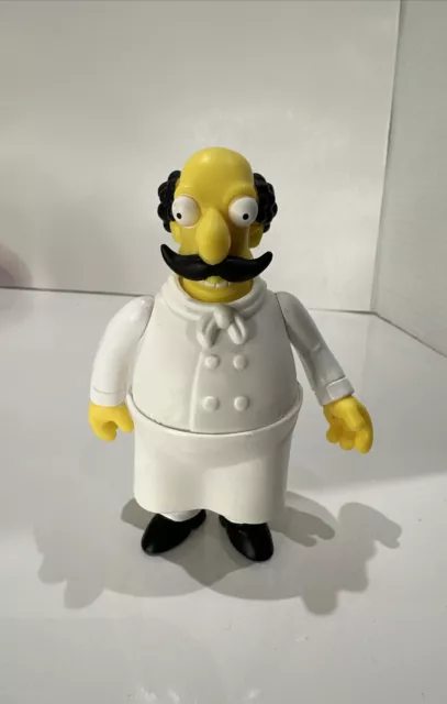 PLAYMATES WORLD OF Springfield The Simpsons Figure Luigi Risotto Chef ...