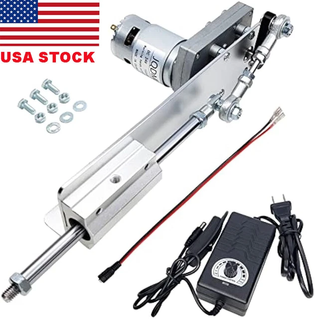 RECIPROCATING CYCLE LINEAR Actuator 24V 120RPM Variable Speed Adjust ...