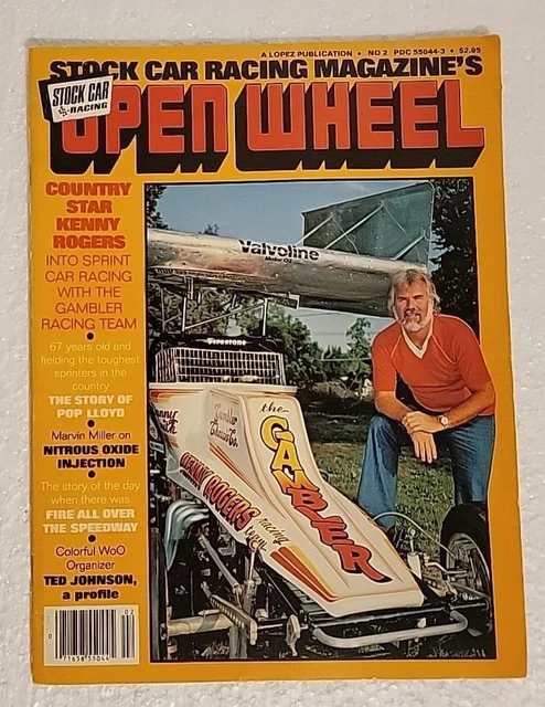 VOLUME 1 #2 Open Wheel Magazine - Kenny Rogers The Gambler Cover ...