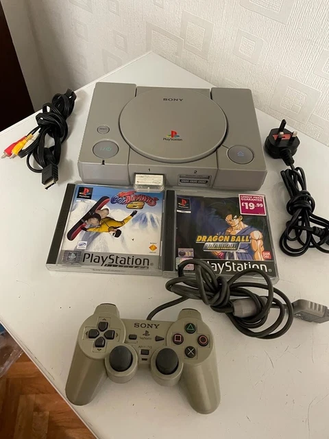 SONY PLAYSTATION 1 PS1 Console PAL SCPH-7502 Bundle 4 Dragon ball z Game £40.00 - PicClick UK
