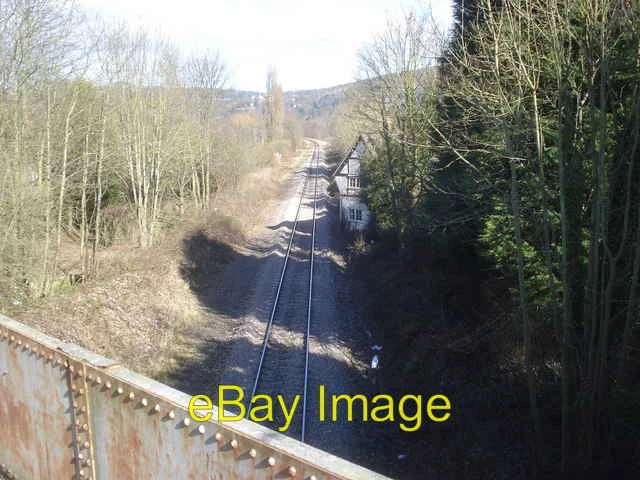 PHOTO 6X4 RAILWAY line at Colwall Colwall Green View north-east from ...