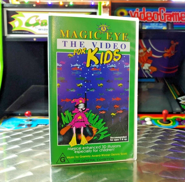 MAGIC EYE THE Video For Kids - Classic 1993 3D Illusion VHS Video - New ...