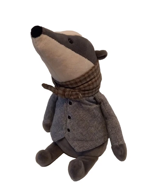 JELLYCAT RIVERSIDE RAMBLER Badger - Now Retired £42.74 - PicClick UK
