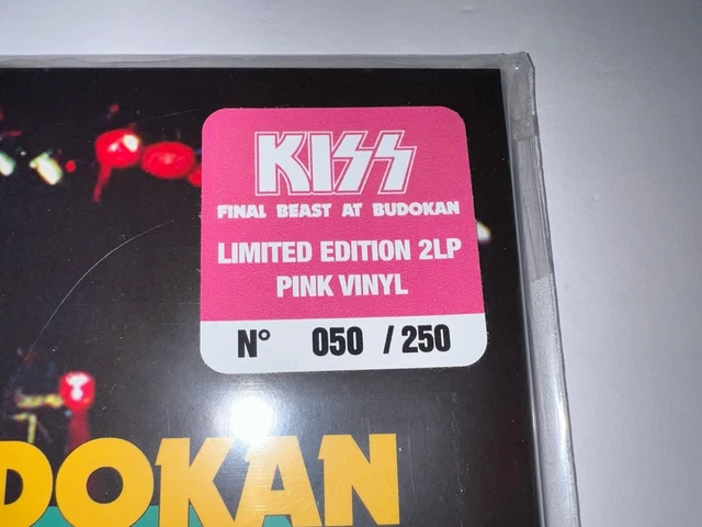 KISS “FINAL BEAST At Budokan” Double Pink Lp/ Vinyl Rare Soundboard ...