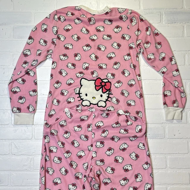 HELLO KITTY WOMEN'S One Piece Full Body Pajamas/Sleepwear Medium £22.46 ...