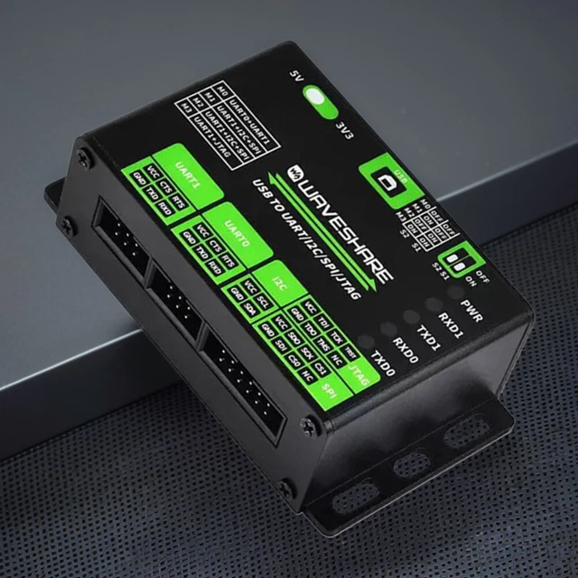 Usb To Uart I2c Spi Jtag Adapter Converter 3 3v 5v Usb To 1 Ch Uart 1 Ch Jtag Eur 26 52