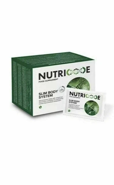 SLIM BODY SYSTEM Nutricode 30 Sachets Food Supplement FREE SHIPPING £18 ...