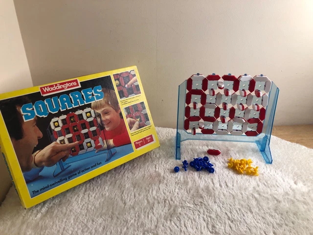 VINTAGE WADDINGTON SQUARES Board Game Complete Family Game £11.00 ...