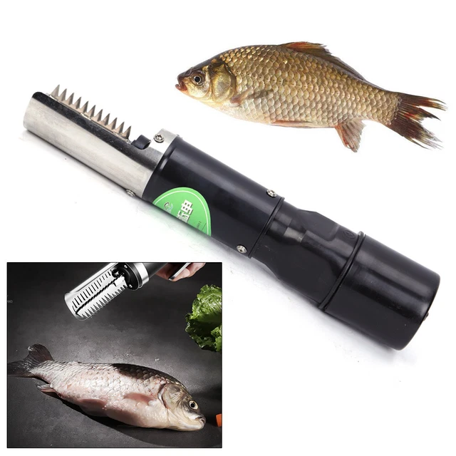 120W ELECTRIC FISH Scale Scraper Scaler Kitchen Clean Brush Remover ...