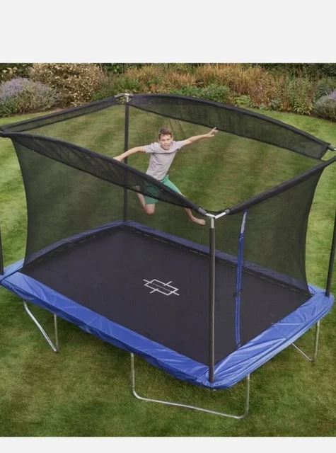 SPORTSPOWER 6FT X 8ft Rectangular trampoline side encloser pole &foam ...