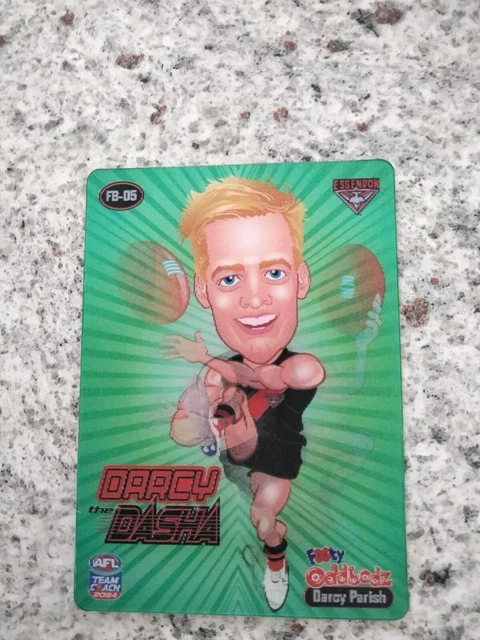 2024 AFL TEAMCOACH [FOOTY ODD BODZ 3D CHASE CARD] FB-05 Darcy PARISH ...