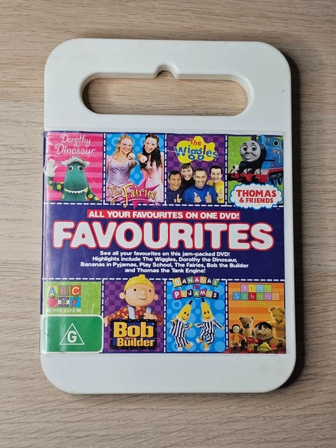 ABC FOR KIDS Favourites DVD Region 4 PAL Wiggles Thomas Bananas Bob ...