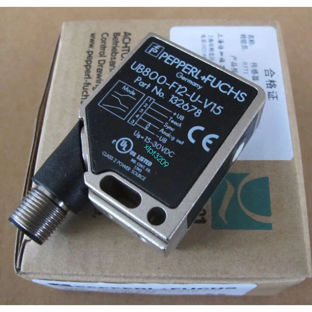 ONE NEW IN Box PEPPERL+FUCHS UB800-F12-U-V15 ultrasonic sensor FedEx or ...
