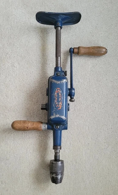 ANCIENNE PERCEUSE À Main VAL D'OR Chignole Vintage Outil Ancien EUR 36 ...