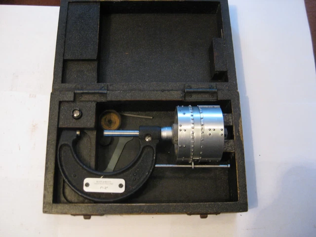 RARE BRAILLE MICROMETER, Moore & Wright 1---2Inch £37.00 - PicClick UK