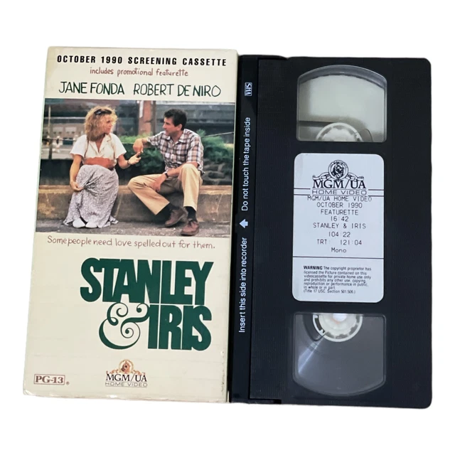 STANLEY AND IRIS VHS Promo Screener Preview Tape 1990 Robert DeNiro ...