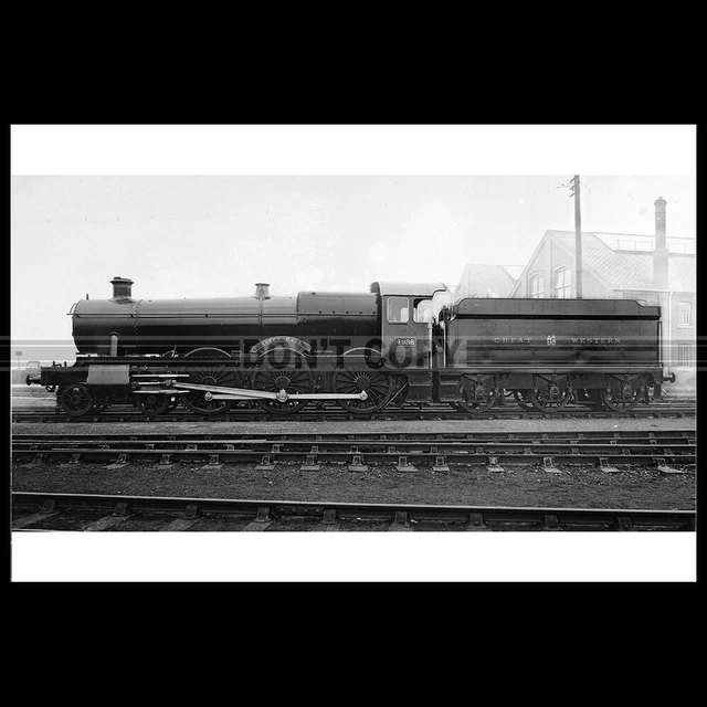 PHOTO T.000533 STEAM LOCOMOTIVE ASTON HALL 4986 GREAT WESTERN RAILWAY ...