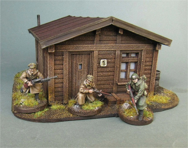 WARGAMING TERRAIN 28MM Bolt Action Chain of Command Barrack £15.99 ...