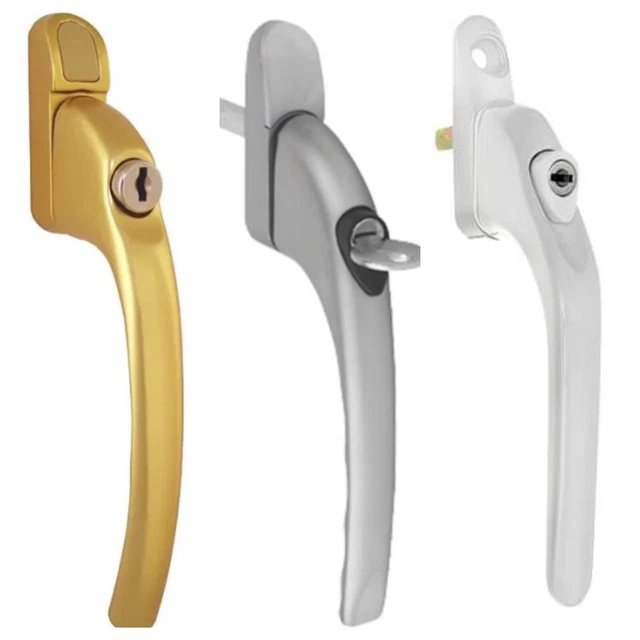 UPVC WINDOW HANDLE Inline Universal Locking Espag Lock Double Glazing ...