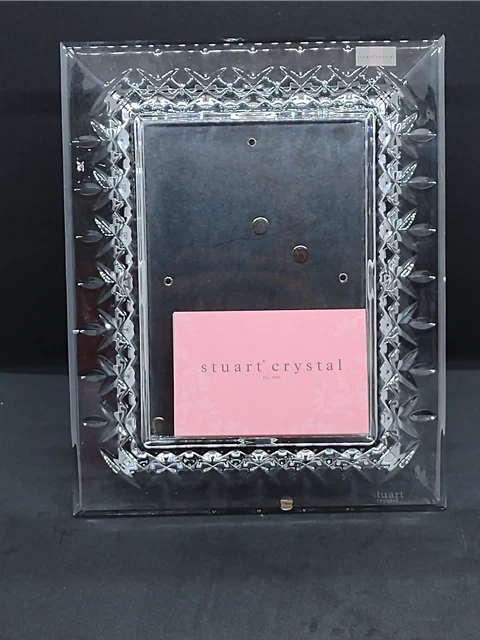STUART CRYSTAL SHAFTESBURY 9.5” By 7.5” Picture Frame In Box. Stunning ...