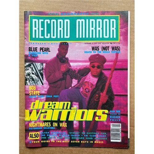 DREAM WARRIORS RECORD Mirror Magazine Nov 10 1990 - Dream Warriors ...