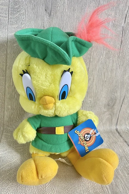 TWEETY PIE ROBIN Hood Vintage 11" Looney Tunes Play by Play Soft Toy ...
