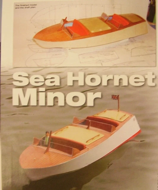 ORIGINAL MODEL BOAT Plans 2008 Sea Hornet Minor 1960'S Speedboat £9.99 ...