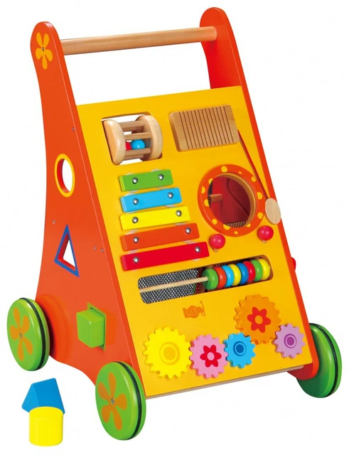 BABY WALKER LELIN Toys Lauflernwagen Motorik Motorikschleife Xylophon Laufhilfe EUR 57,00 ...