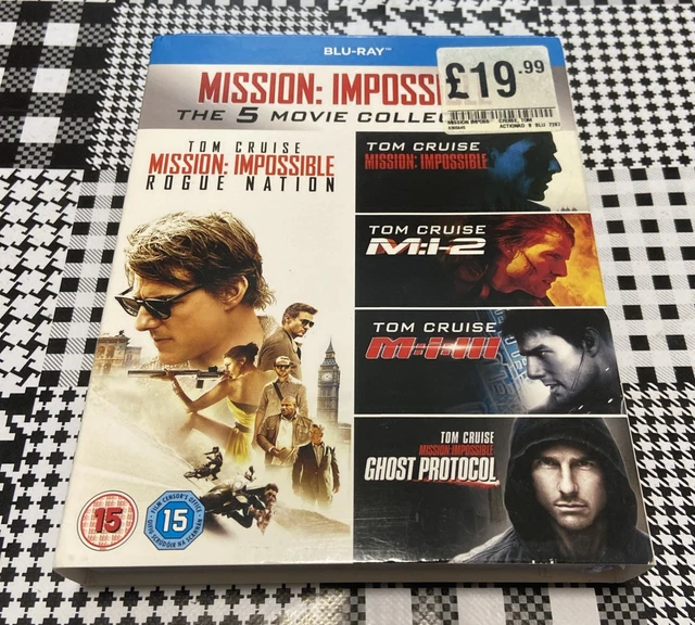 MISSION IMPOSSIBLE 1-5 Collection Tom Cruise UK Blu-ray Box Set New ...