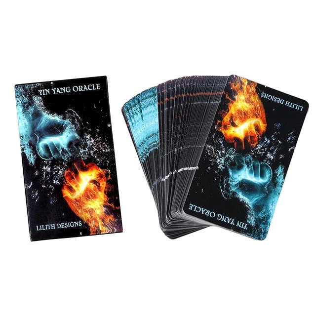 ORACLE CARD YIN-YANG Tarot Card Deck Spiritual Physical Planetary ...