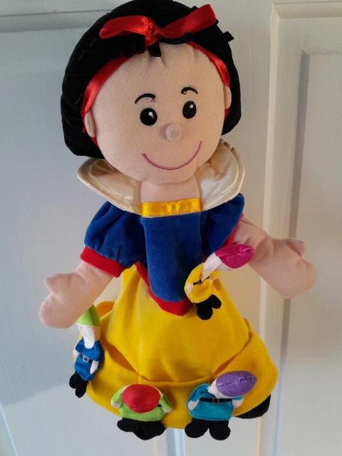 SNOW WHITE PLUSH Soft Toy Hand Puppet Disney film style Made by Fiesta ...