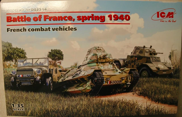 MAQUETTE ICM BATTLE Of France, Spring 1940 French Combat Vehicles EUR ...