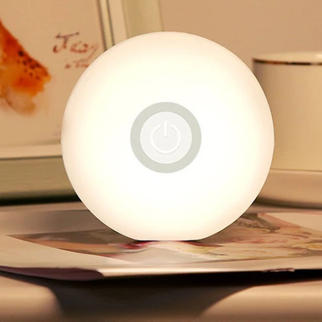 RECHARGEABLE TOUCH SENSITIVE LED Light with Compact Design for Bedrooms ...