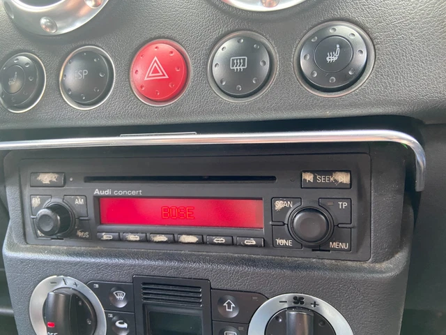 GENUINE AUDI TT Mk1 Concert CD Player Radio Stereo BOSE 4B0035186S CODE + BOOK £99.00 - PicClick UK