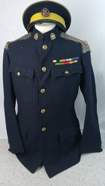 WW1 / WW2 British Army officer tunic & cap £40.00 - PicClick UK