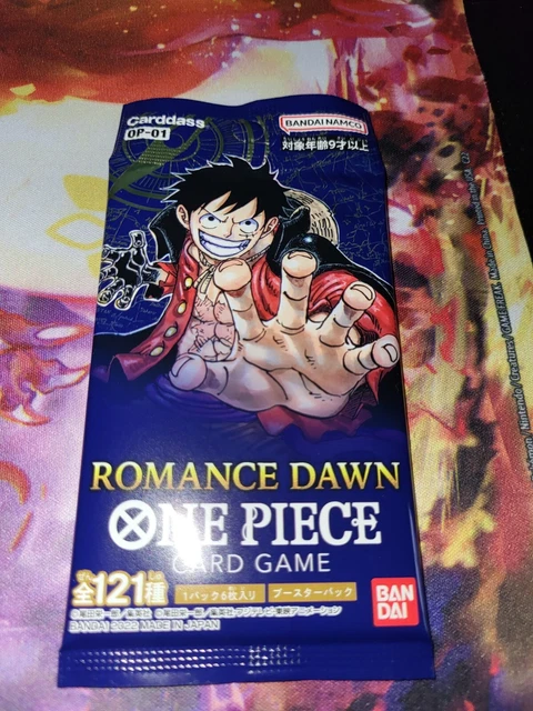 ONE PIECE ROMANCE DAWN OP-01 Japanese Booster Sealed 1 Pack Card Game TCG £6.00 - PicClick UK